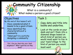 Community citizenship | Teaching Resources