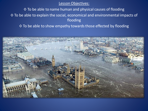 Water World-Lesson 5-What Are The Causes Of Floods | Teaching Resources