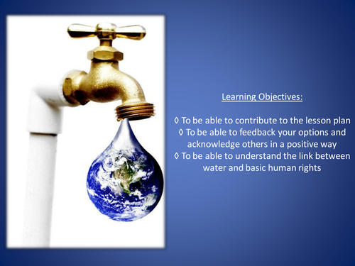 Water World-Lesson 8-Do We Have The Right To Water | Teaching Resources