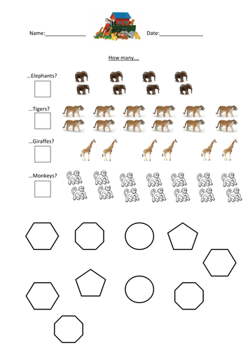 Noah's Ark - Counting in 2s. | Teaching Resources