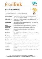 Food Safety Puzzles | Teaching Resources