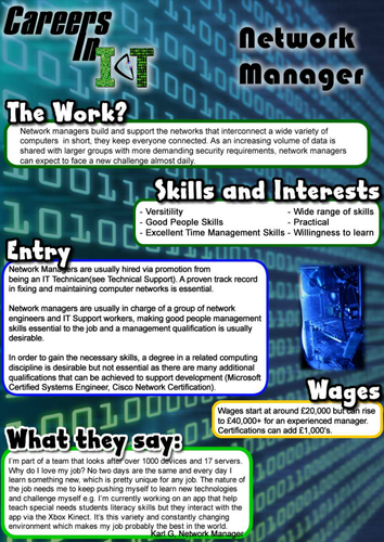 Careers in ICT by - UK Teaching Resources - TES