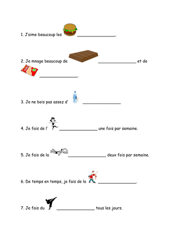 Es-tu en forme ? Expo 3 Vert Module 3 | Teaching Resources
