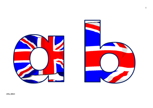 Colourful Sets of Alphabet and Numbers | Teaching Resources