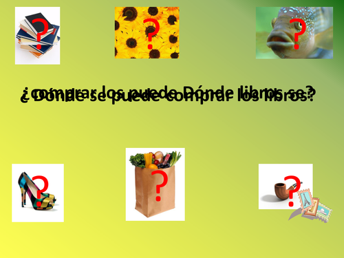 Las compras | Teaching Resources