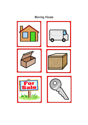 Moving House Flashcards | Teaching Resources