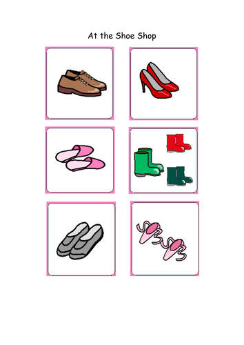 At the Shoe Shop | Teaching Resources