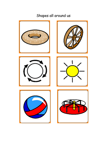 Circle shapes all around us | Teaching Resources