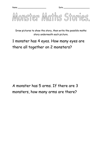 simple word problems | Teaching Resources