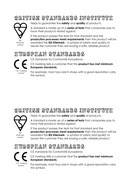 Safety Labels Help Sheet (BSI Kitemark CE Marking) | Teaching Resources