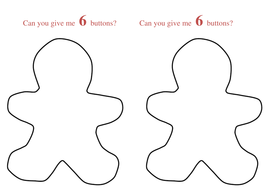 Gingerbread man number activities | Teaching Resources