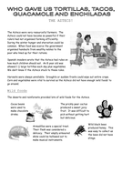 Aztec Food and Drink | Teaching Resources