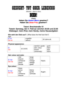 Gesucht! Wanted poster for German | Teaching Resources