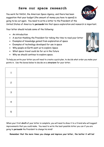 Space literacy activities. | Teaching Resources