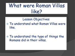 Roman Villa by leighbee23 - Teaching Resources - Tes