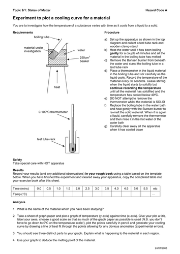IGCSE P5 Specific Heat Capacity and Latent Heat | Teaching Resources