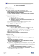 MEI - Differentiation & Integration - Autograph | Teaching Resources