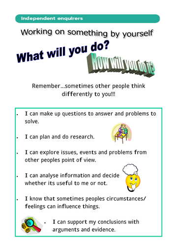 PLTS posters in 'child speak' | Teaching Resources