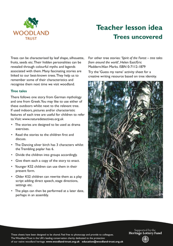 Story-telling - Tree Myths | Teaching Resources
