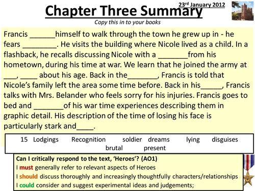 Heroes Lesson 3 | Teaching Resources