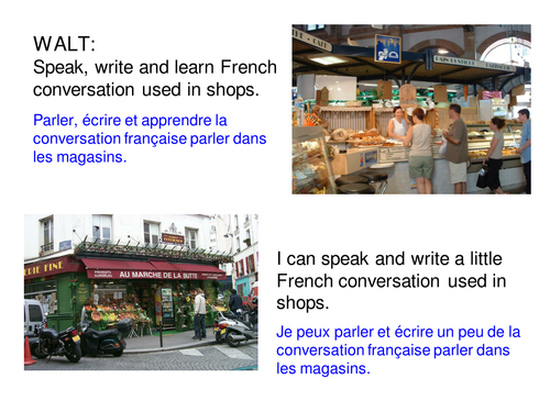 Food Shopping in France | Teaching Resources