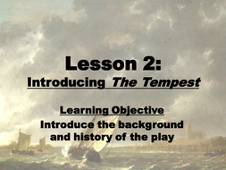 The Tempest: Complete Scheme of Work! | Teaching Resources