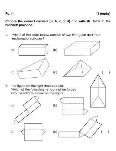 KS3 Quiz (3D Shapes and Volume of Cuboids) | Teaching Resources