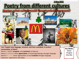 Unseen Poetry Different Cultures Lesson | Teaching Resources