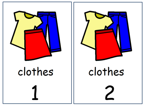 Basic clothes vocabulary | Teaching Resources