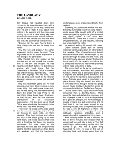 Short Story Structure - The Landlady - Resources - TES