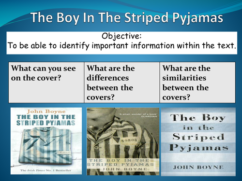 Boy In The Striped Pyjamas - Intro Lesson | Teaching Resources