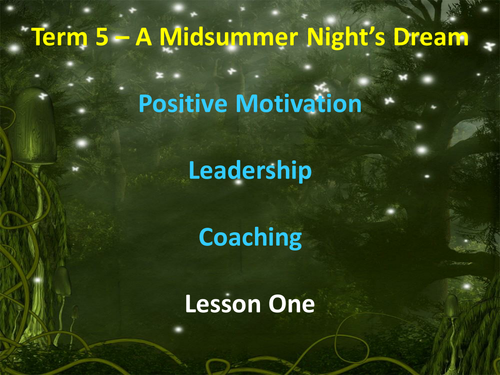 Introduction to Midsummer Night's Dream - Shakespe | Teaching Resources