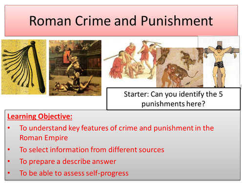 Roman crime and punishment | Teaching Resources