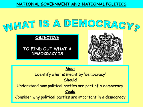 What is a Democracy? - Lesson 1 | Teaching Resources