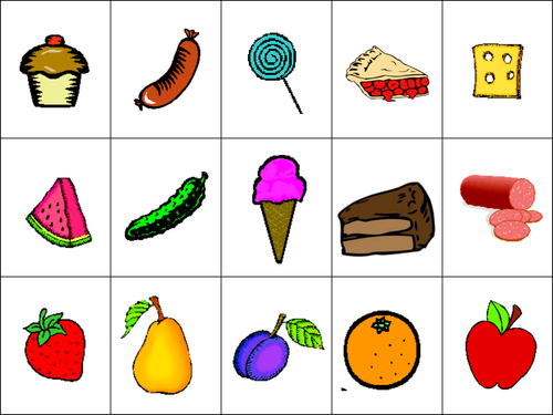 Very Hungry Caterpillar food and fruits-listening | Teaching Resources