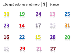 Numbers 13-31 practice listening activity | Teaching Resources