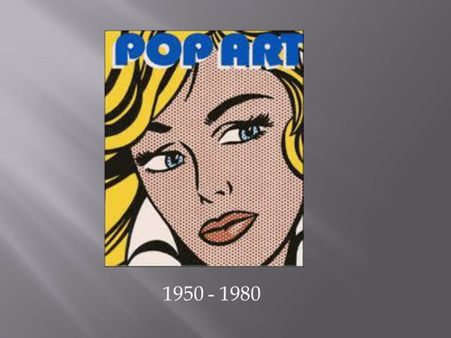 Pop art introduction | Teaching Resources