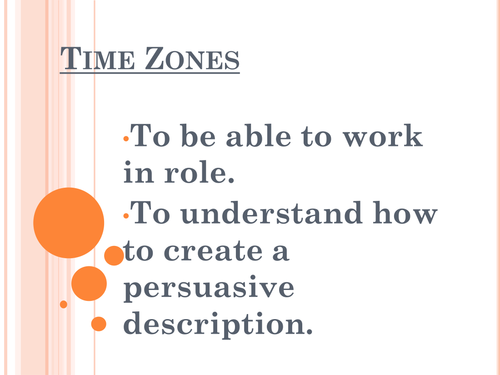 Time Travel - Role as A Time Travel Agent | Teaching Resources