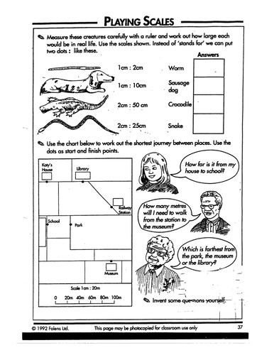 Using scales on maps | Teaching Resources