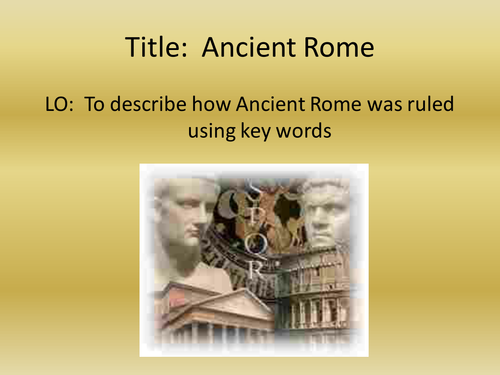 Amazing Places – Ancient Rome | Teaching Resources