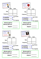 Probability - chance games by nyima_drayang | Teaching Resources