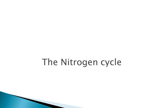 Nitrogen cycle powerpoint overview | Teaching Resources