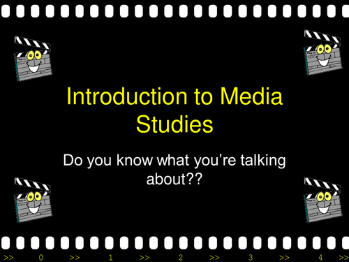 Introduction to Media Studies Part 1 | Teaching Resources
