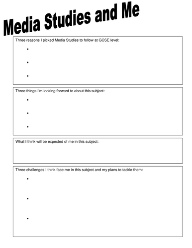Introduction to Media Studies Part 1 | Teaching Resources