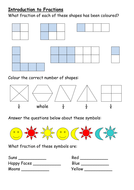 Fractions Introduction Lesson | Teaching Resources