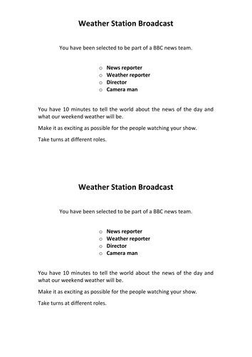 Broadcast news script writing google slides