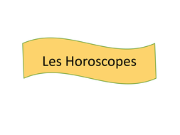 Les horoscopes by cheeseemergency | Teaching Resources