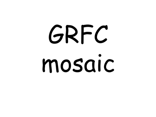 Designing a GRFC mosaic | Teaching Resources