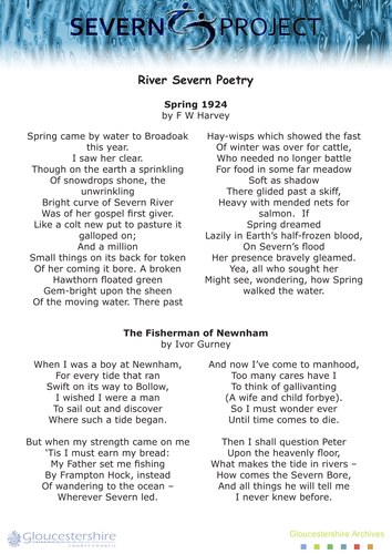 Write a River Severn Poem | Teaching Resources