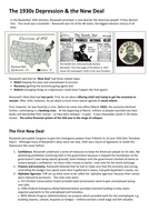 The 1930s Depression and New Deal | Teaching Resources